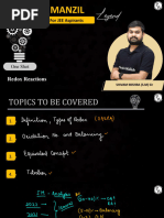 GOC - Class Notes (One Shot) - Manzil JEE 2024 | PDF