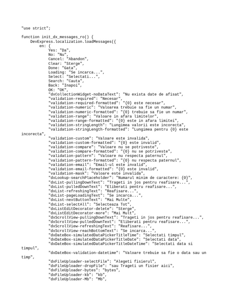 Romanian DevExpress Localization | PDF