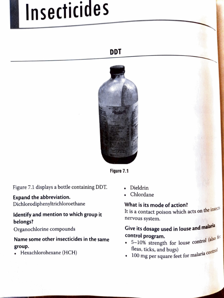 Insecticides | PDF | Insecticide | Ddt