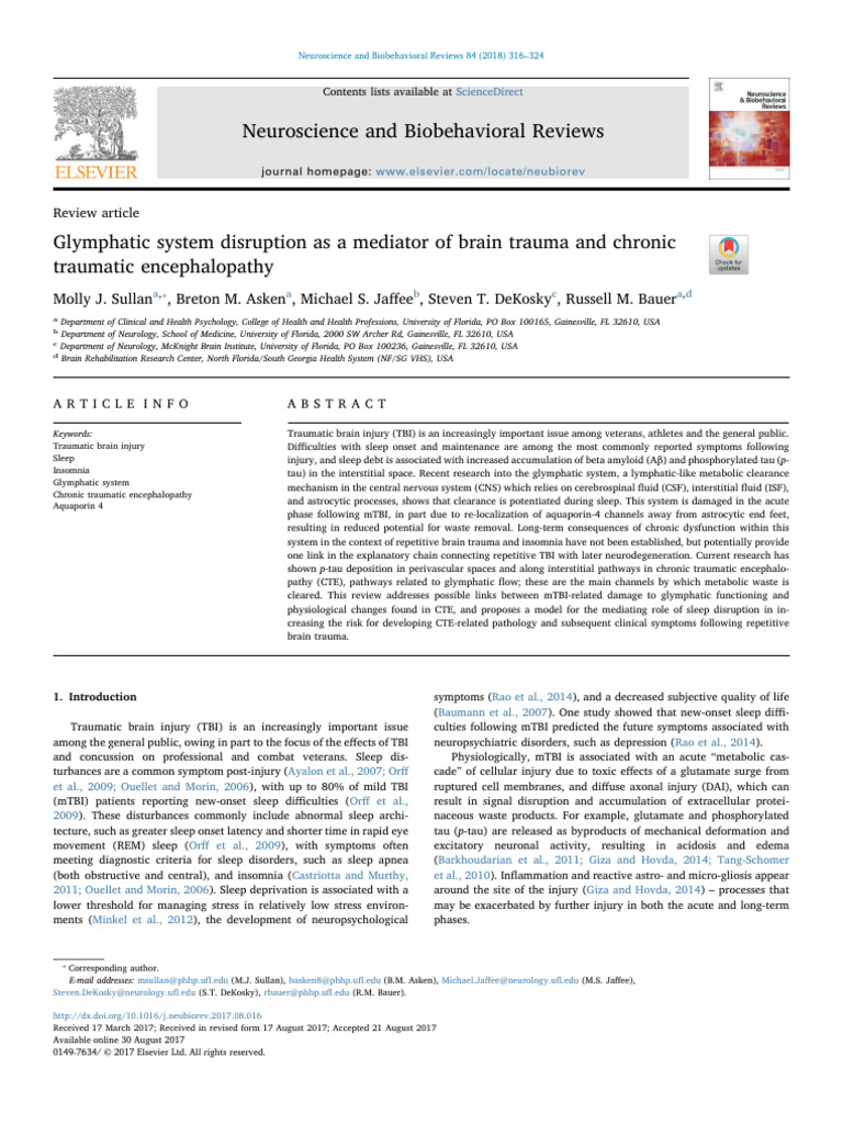 Glymphatic-system-disruption-as-a-mediator-of-brain_2018_Neuroscience ...