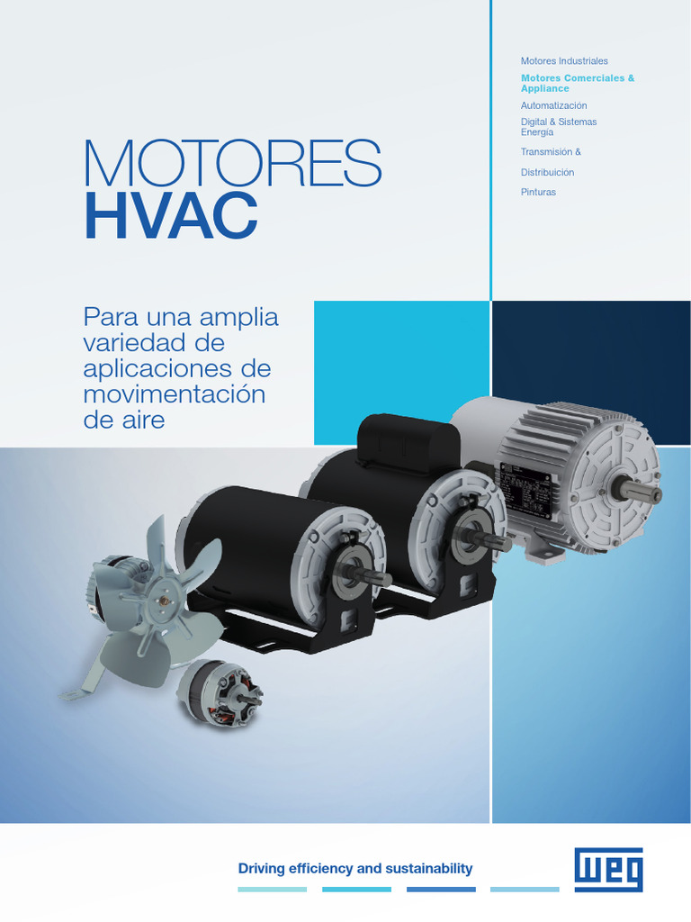 WEG WMO HVAC 50123925 Pamphlets Spanish Web | PDF | Electricidad ...