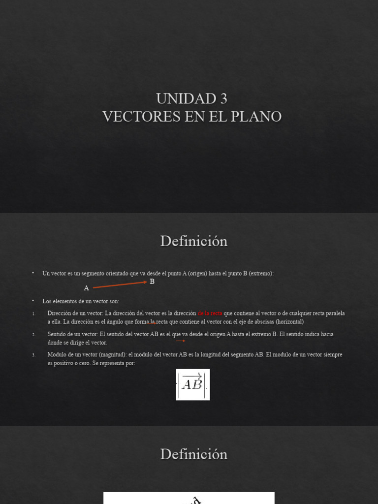 Unidad 3 Vectores | Descargar gratis PDF | Vector Euclidiano | Sistema coordinado