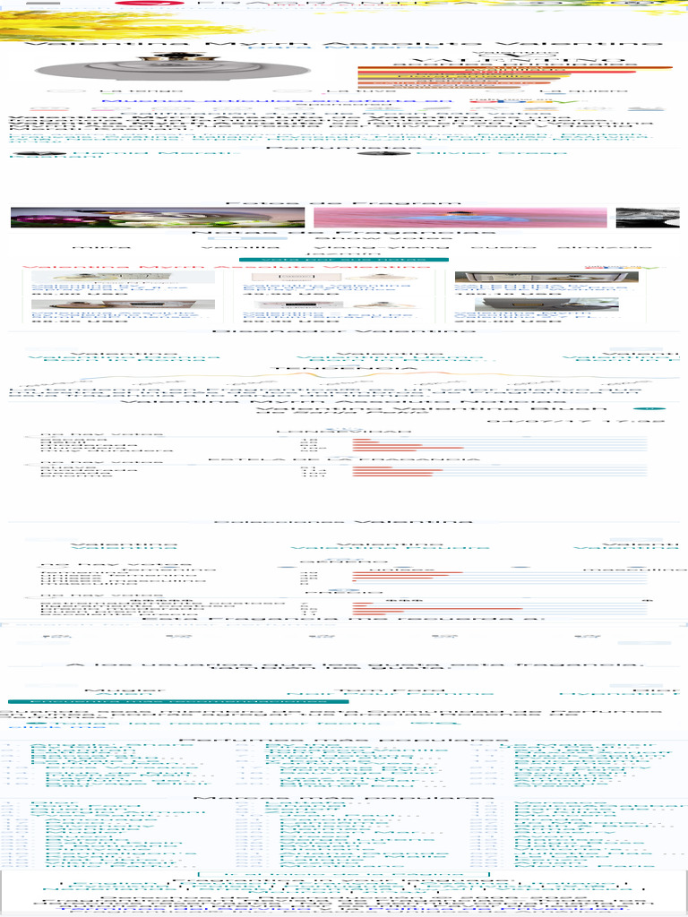 Valentina Myrrh Assoluto Valentino Fragancia - Un | PDF | Perfume | Moda