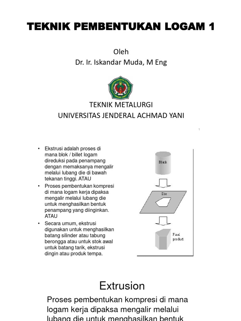 3 Teknik Pembentukan Logam 1 Pdf
