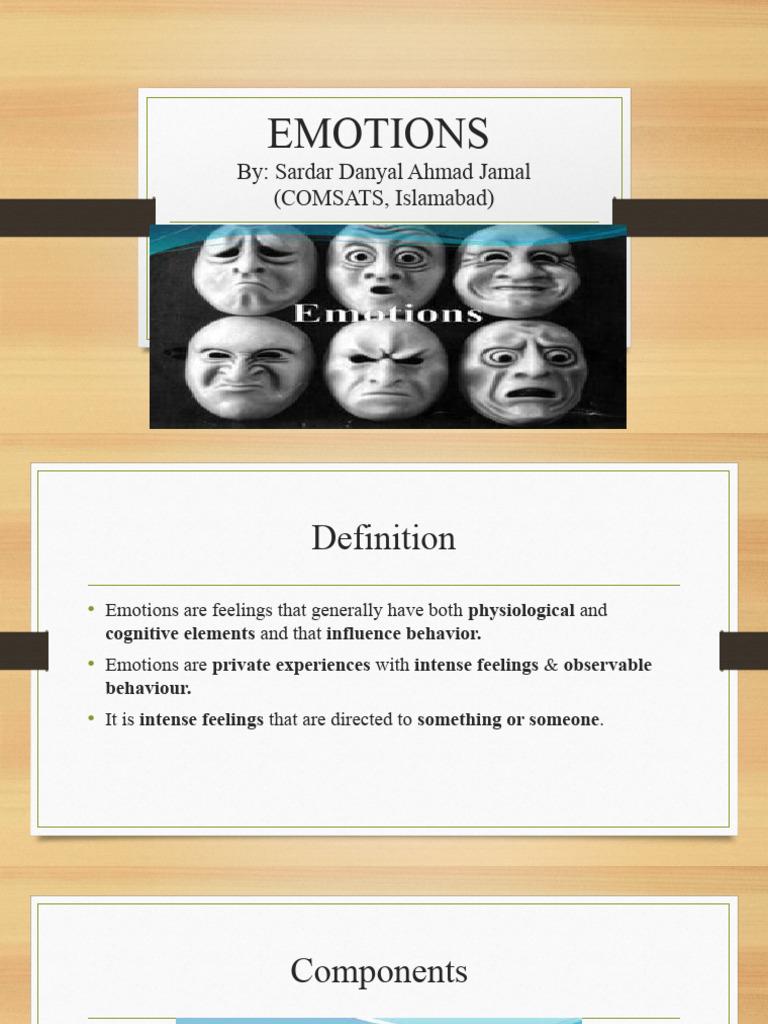 Emotions 1 Pdf Emotions Cognitive Science
