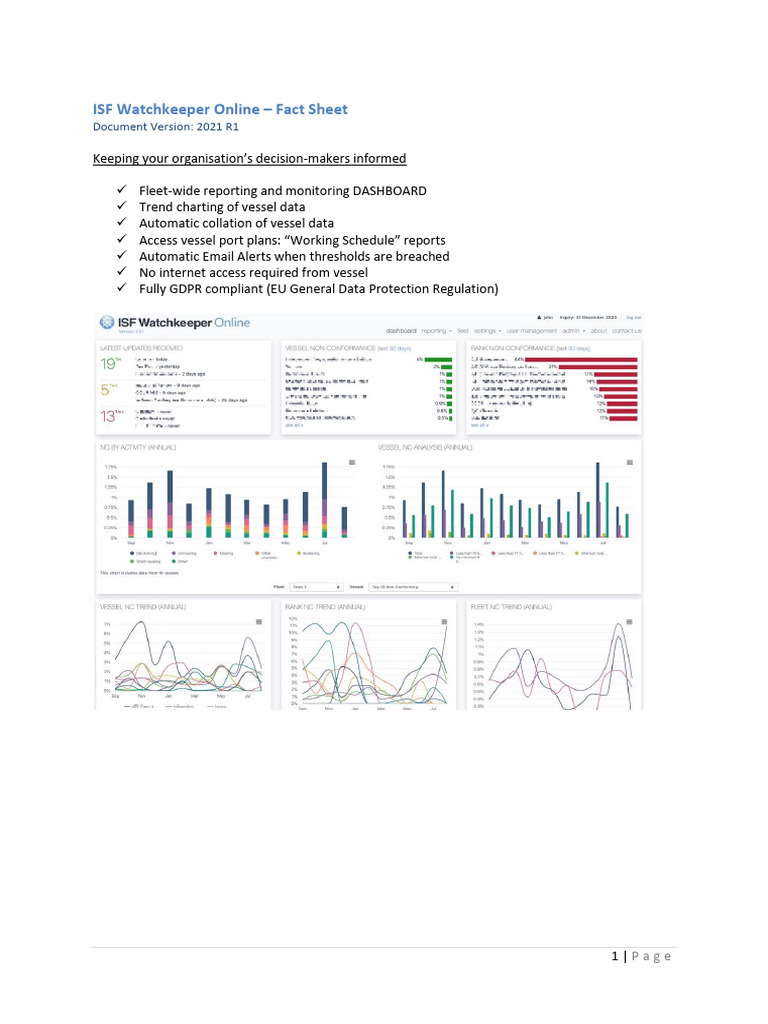 ISF WKO Fact Sheet | PDF | Internet | Computing