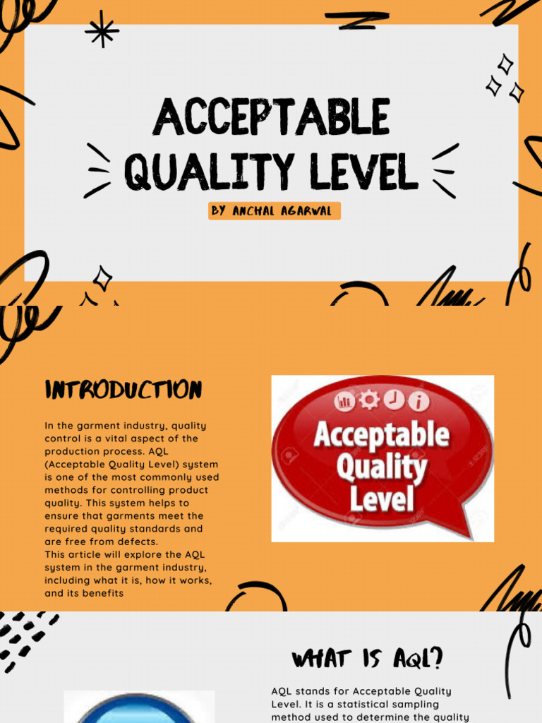 Acceptable Quality Level | PDF