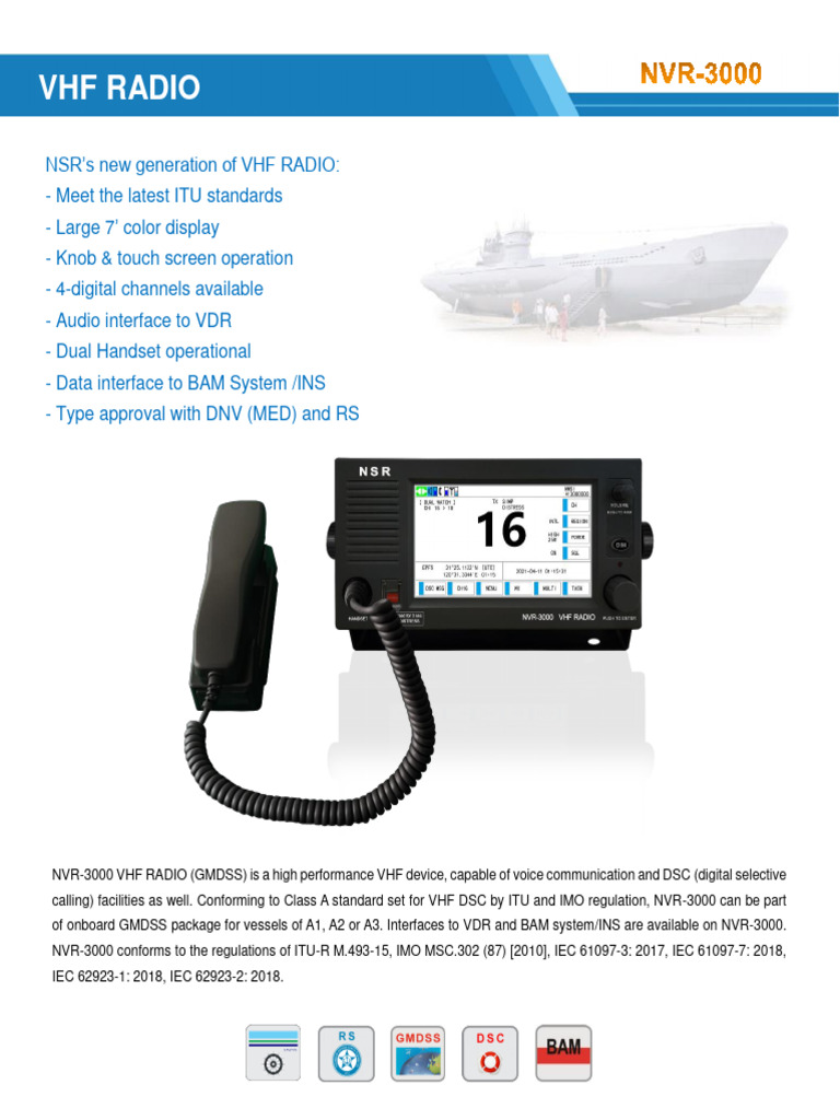 NSR NVR 3000 Brochure | PDF | Very High Frequency | Electronic Engineering