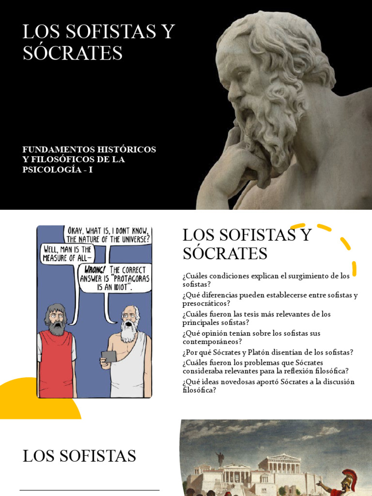 Los Sofistas y Sócrates | PDF | Sócrates | Platón