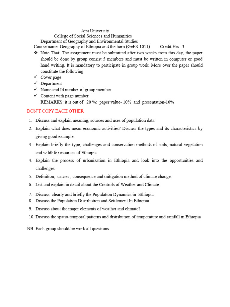 Assignment 2016 GeES 1011 MGT, Acc. | PDF