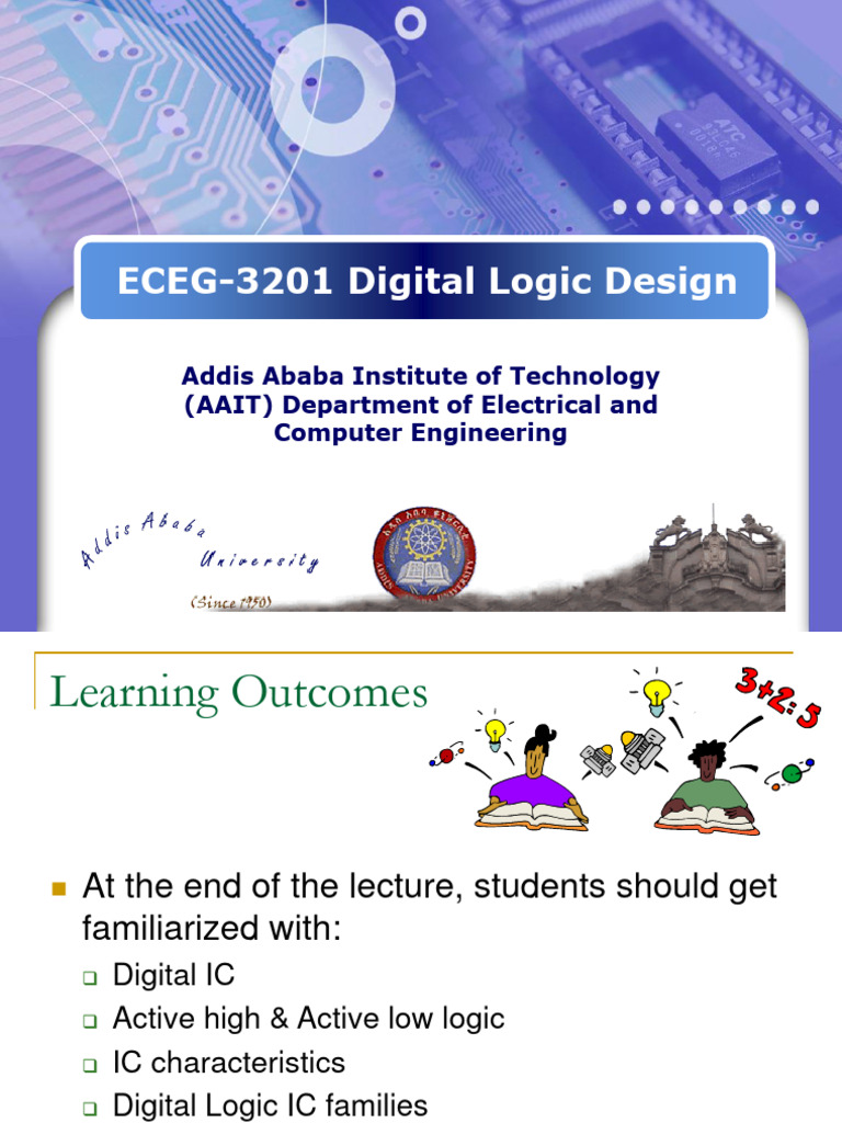 ECEG-3201-DLD-Lec - 04 - Digital IC Families | PDF | Integrated Circuit | Logic Gate
