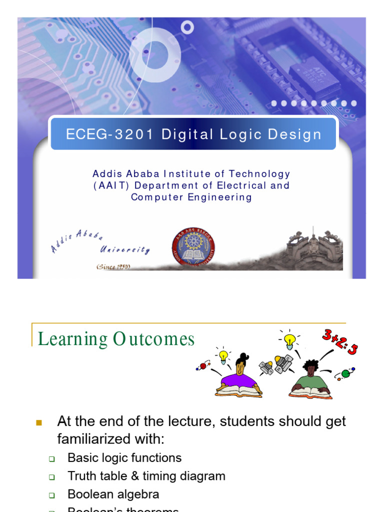 Digital Logic Design Fundamentals | PDF | Logic Gate | Boolean Algebra
