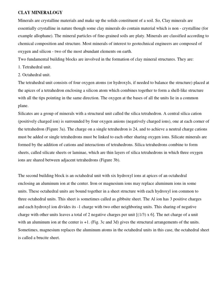 CEG 332.1 Lecture Notes 2 | PDF | Minerals | Particle Size Distribution CEG 332.1 Lecture Notes 2 | PDF | Minerals | Particle Size Distribution