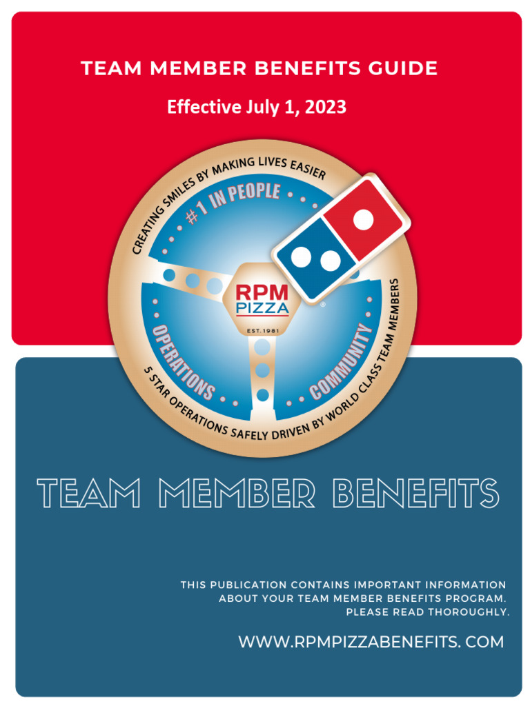 RPM Team Member Benefits Guide 2023 | PDF | Public Services | Medicine