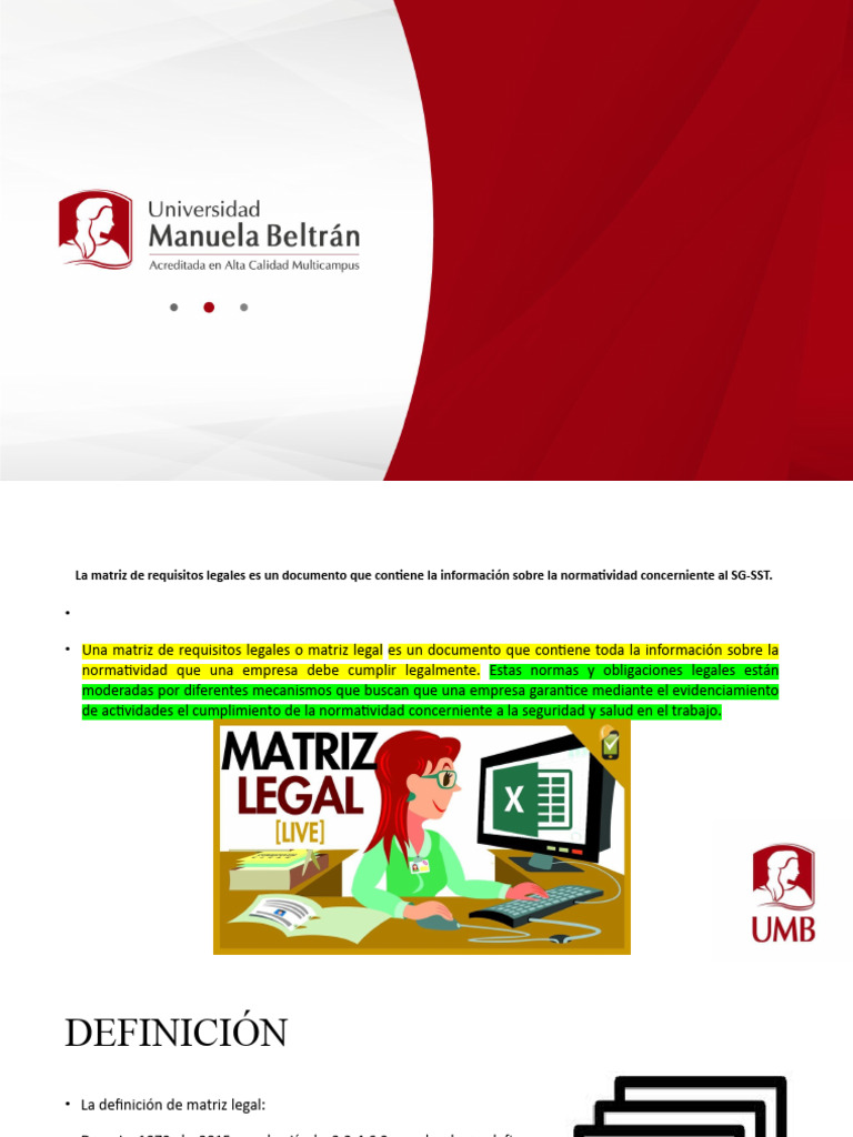 Matriz Legal | PDF | Regulación | Matriz (Matemáticas)