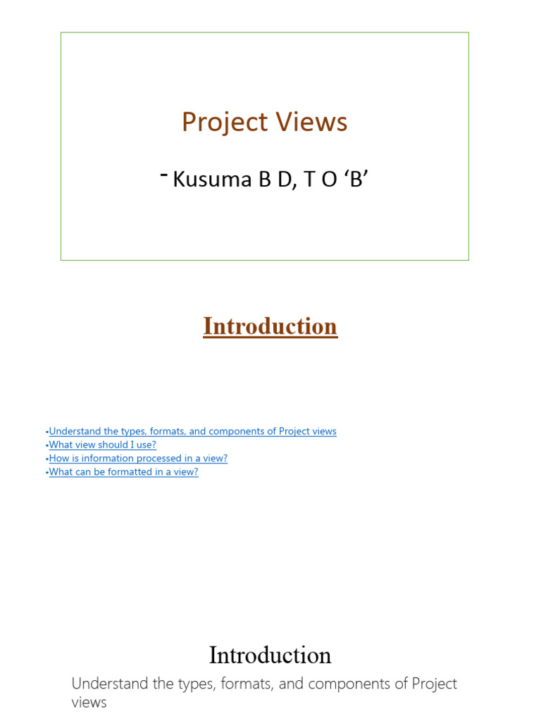 MSP Views | PDF | Spreadsheet | Baseline (Budgeting) MSP Views | PDF | Spreadsheet | Baseline (Budgeting)