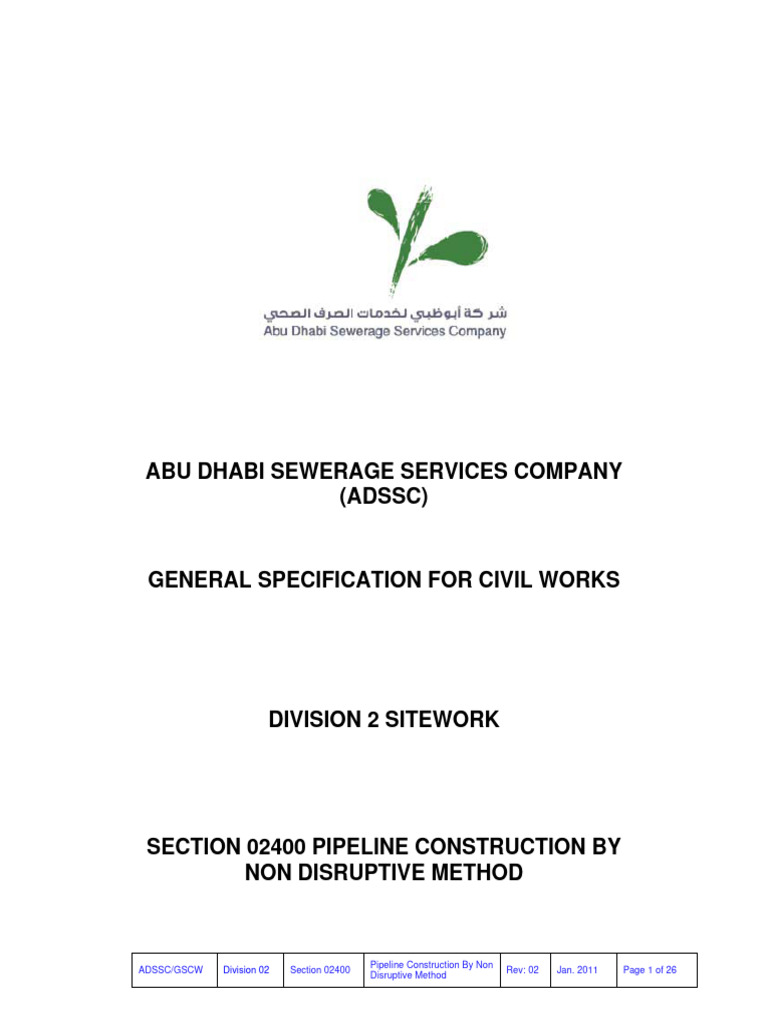 NDM Pipeline Construction Guidelines | PDF | Pipe (Fluid Conveyance ...