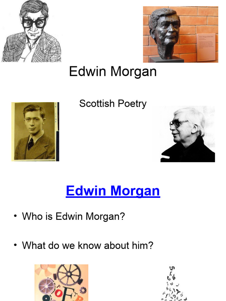 Edwin Morgan MR Oneill | PDF | Language Arts & Discipline