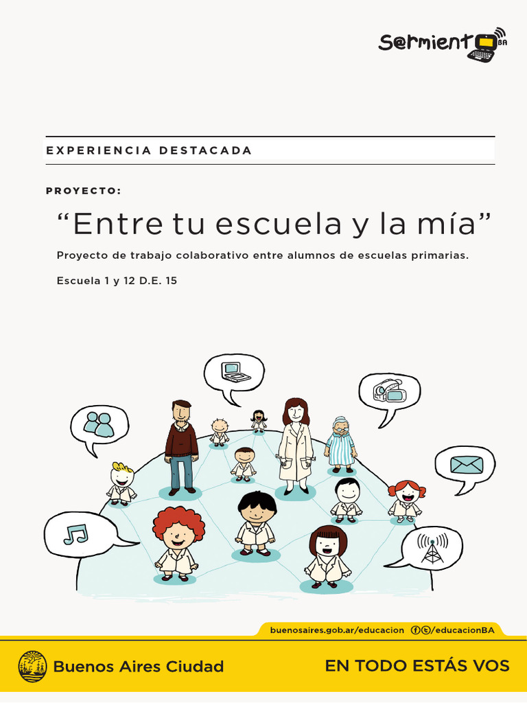 Ficha - Proyecto - Entre Tu Escuela y La Mia | PDF | Rectángulo | Maestros