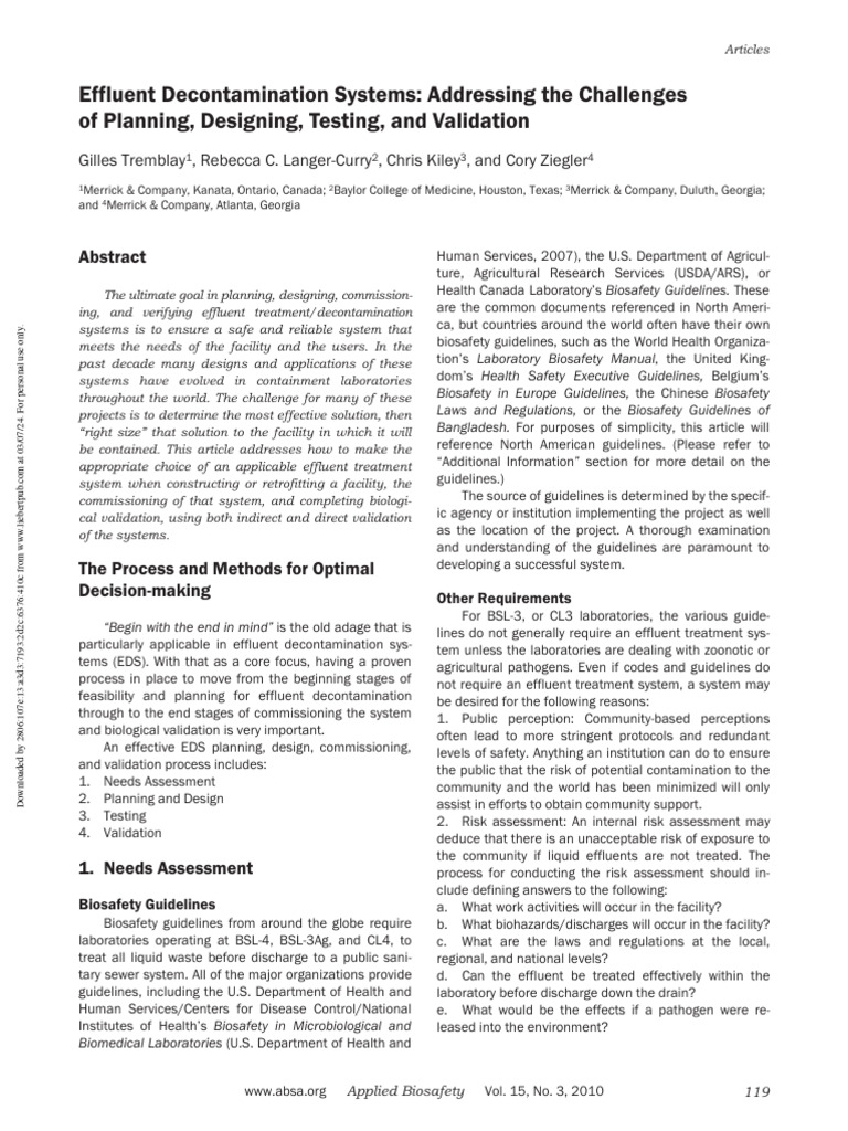 tremblay-et-al-2010-effluent-decontamination-systems-addressing-the ... tremblay-et-al-2010-effluent-decontamination-systems-addressing-the ...