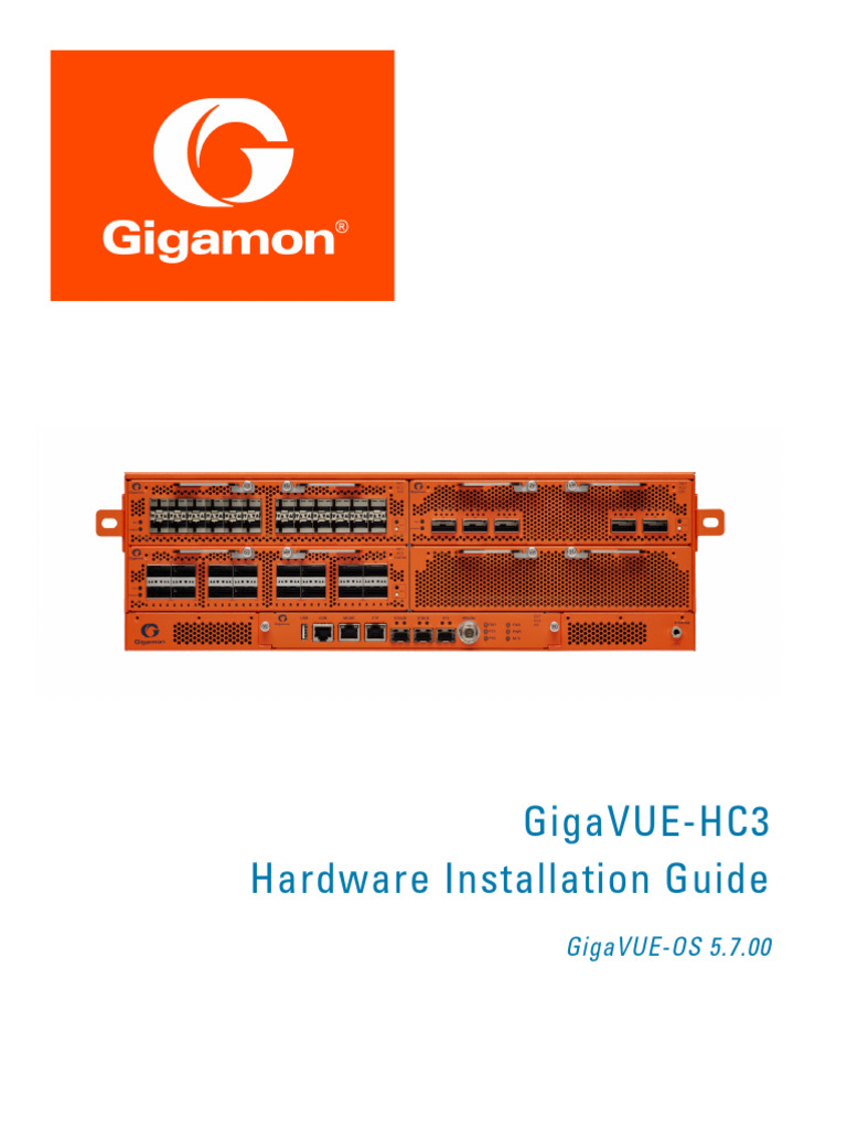 GigaVUE HC3 HardwareInstallationGuide v5700 | PDF | Bios | Command Line ...