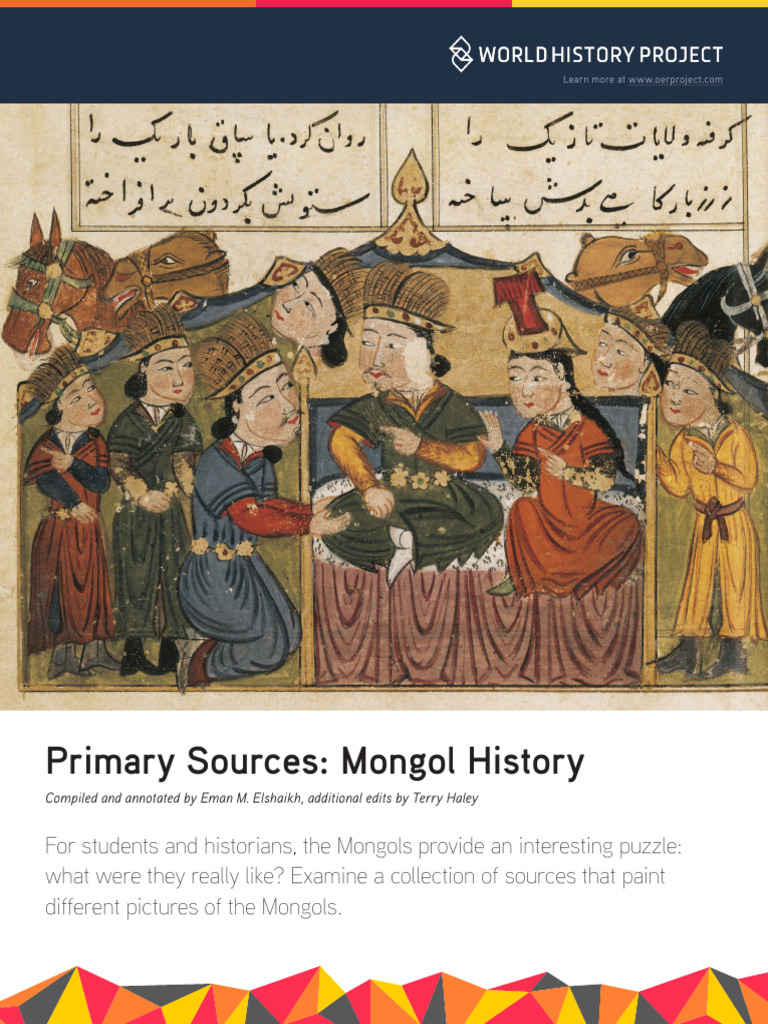 WHP 5-1-5 Read - Primary Sources - Mongol Collection | PDF | Genghis ...