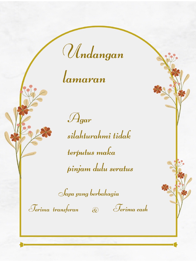 Undangan Lamaran | PDF