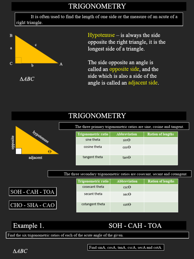 Sir Gian Trigonometry 102 | PDF | Trigonometric Functions | Trigonometry