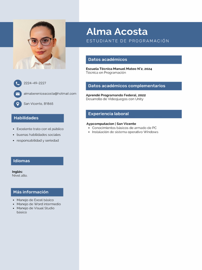 Alma Acosta CV 2024 | PDF