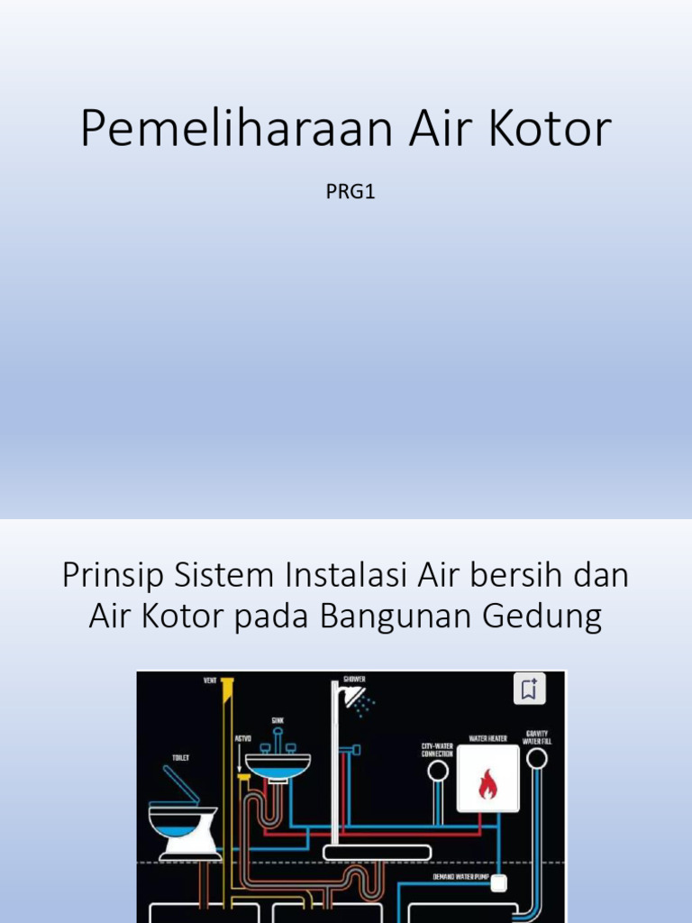 1a Pemeliharaan Air Kotor | PDF