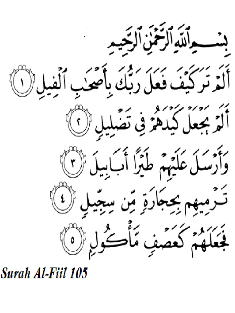 Surah Al Fiil | PDF