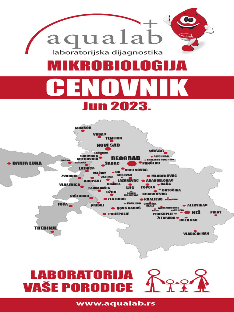 Cenovnik 2023 MIKROBIOLOGIJA | PDF