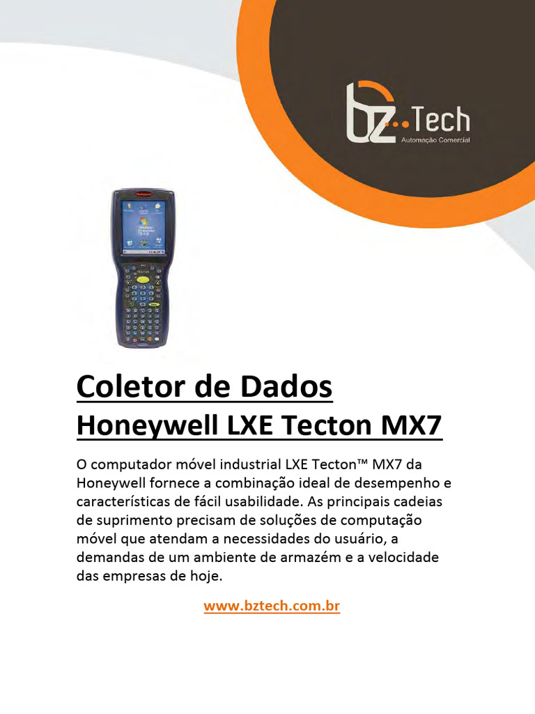 Manual Honeywell Txe Tecton mx7 | PDF | Computer Keyboard | Touchscreen