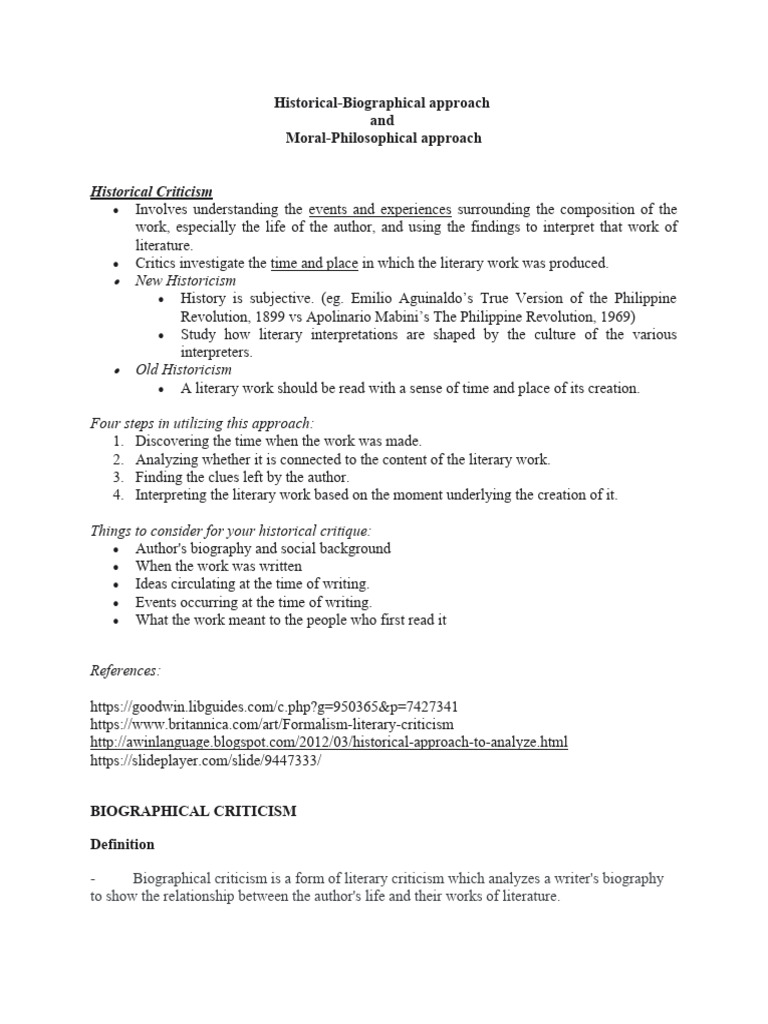 Hist-Bio & Moral-Philo Approach | PDF | Morality | Biography