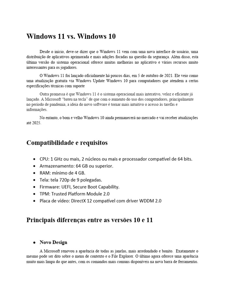 Pesquisa Windows | PDF | Windows 10 | Microsoft Windows