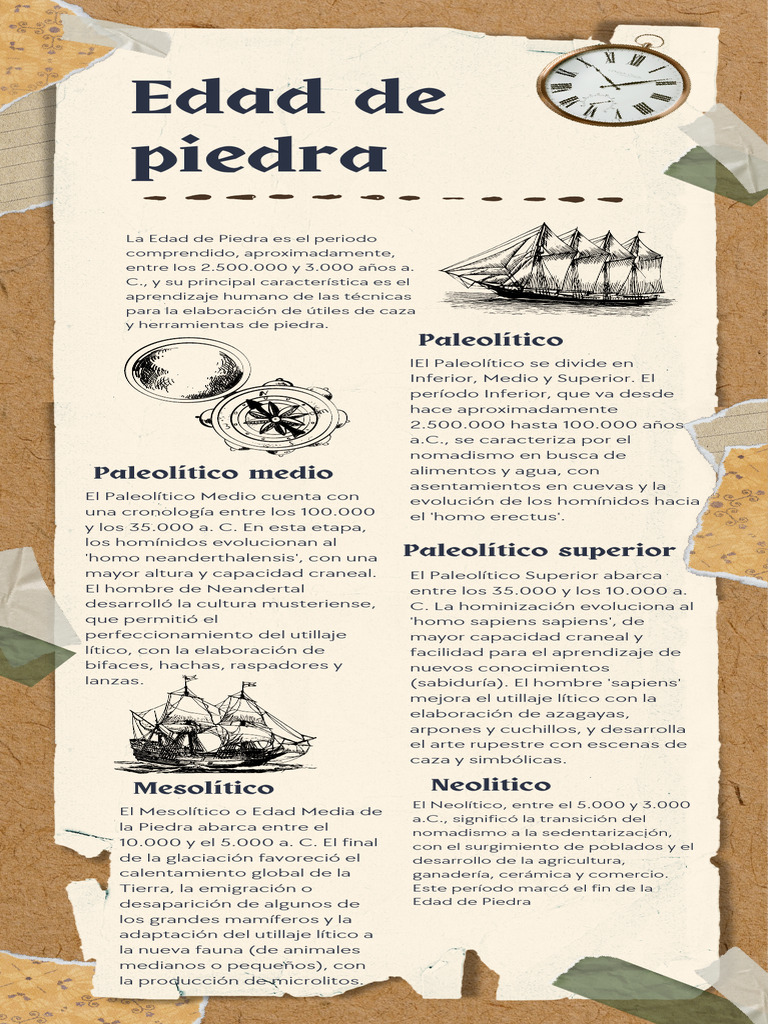 Edad de Piedra | PDF | Paleolítico | Edad de Piedra