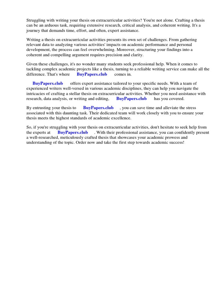 Research Paper Extracurricular Activities | PDF | Learning | Teachers