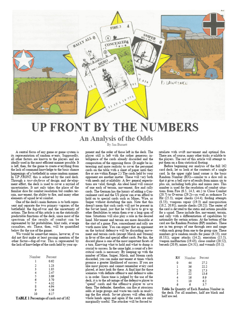 General_21-1_UP_FRONT_BY_THE_NUMBERS | PDF | Sniper | Warfare