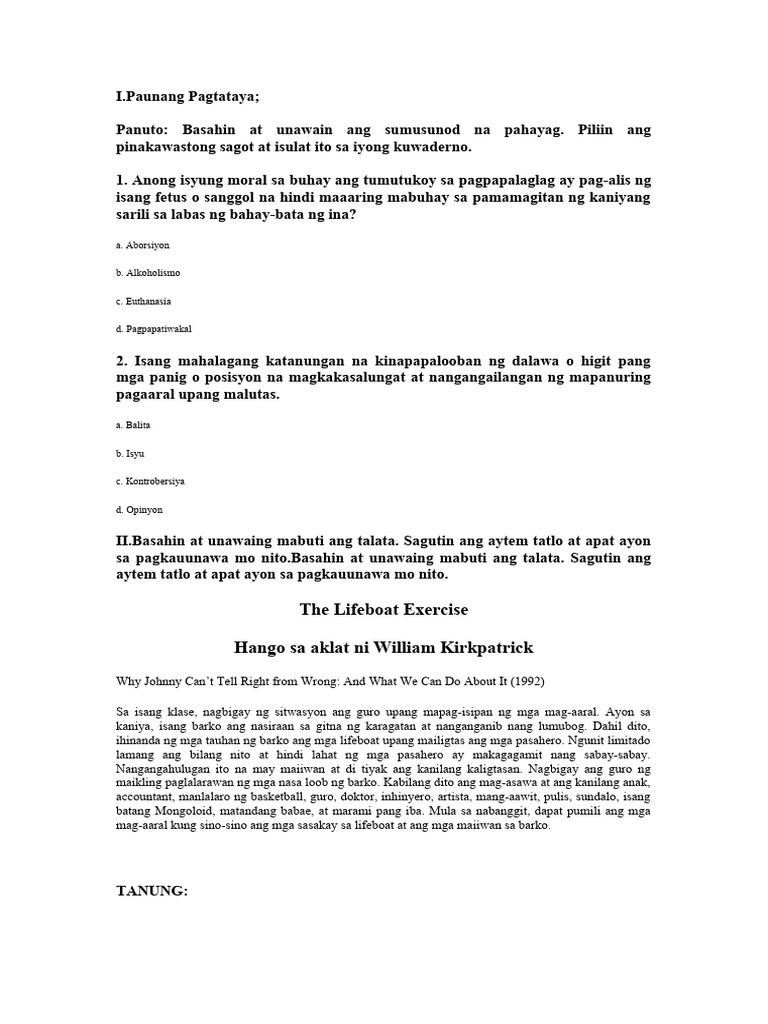 Esp Questions Group 2 Reporting | PDF