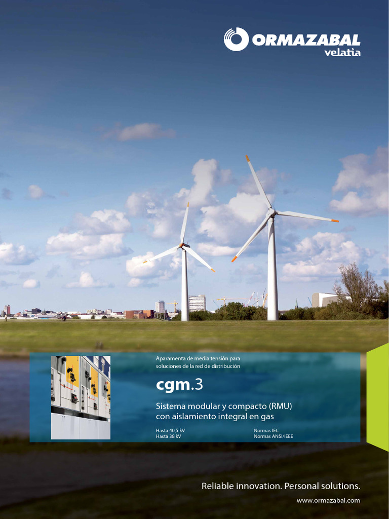 Celda Ormazabal CGM.3 Manual | PDF | Ingenieria Eléctrica | Subestacion electrica