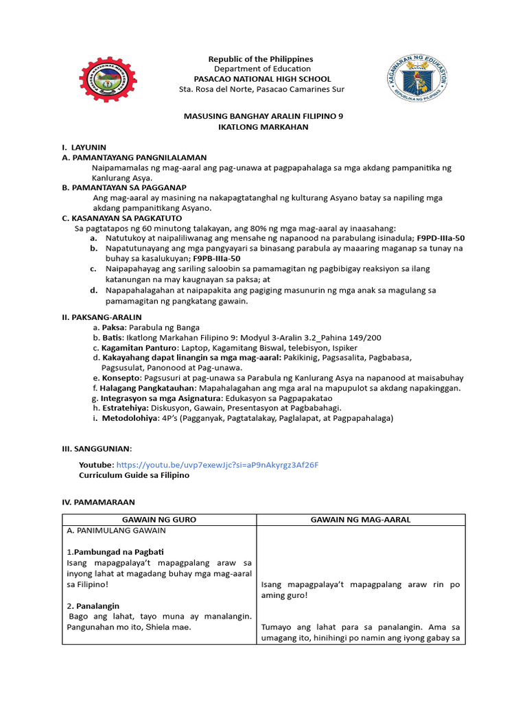 BANGA Pre Final | PDF