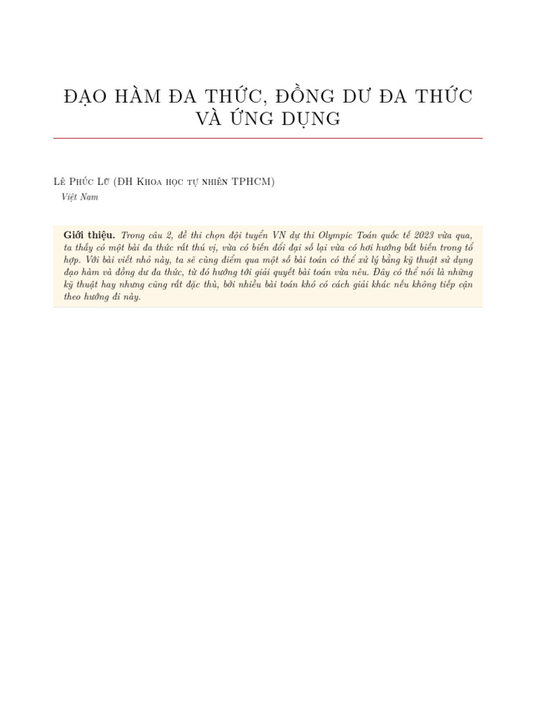 Ve Bai 2 VN TST 2023 | PDF