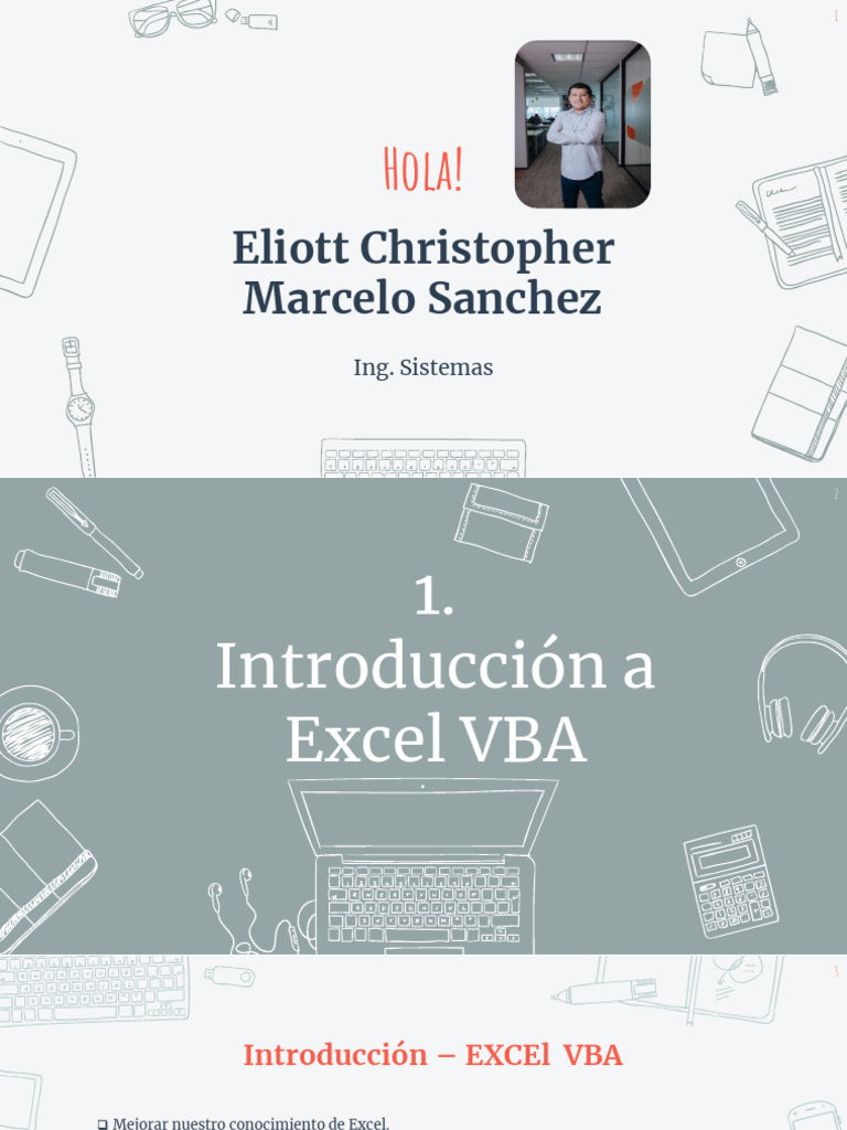 Capitulo 2 Referencia, Propiedades y Variables A Excel VBA | PDF ...