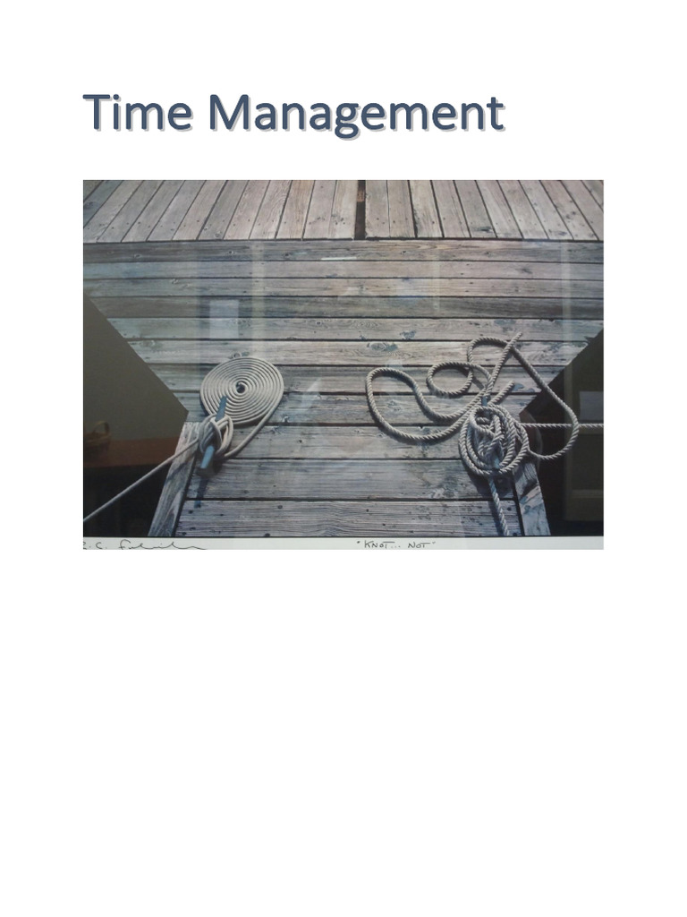 Time Management | PDF