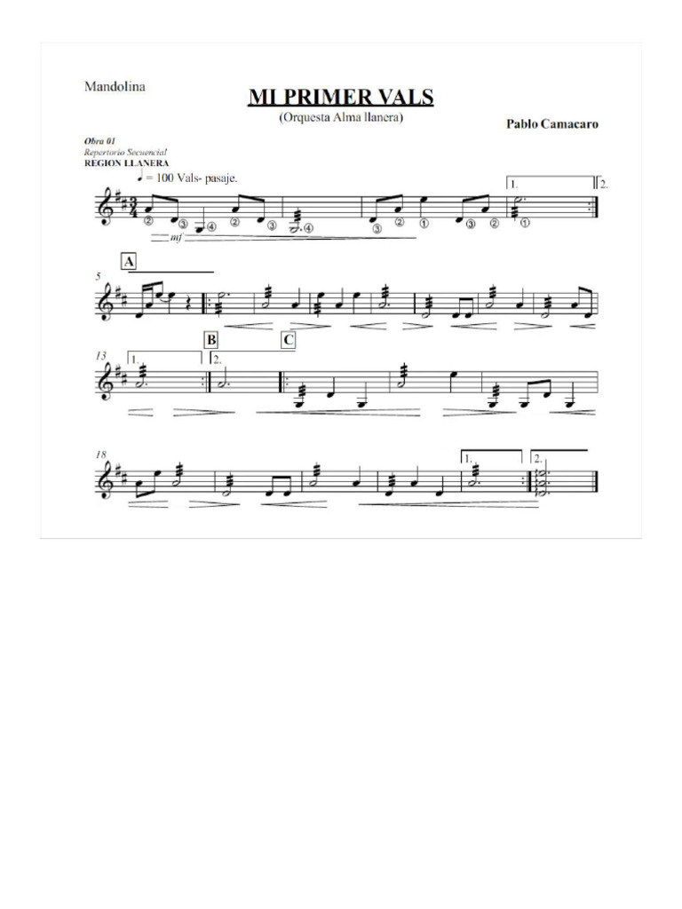 Mi Primer Vals | PDF