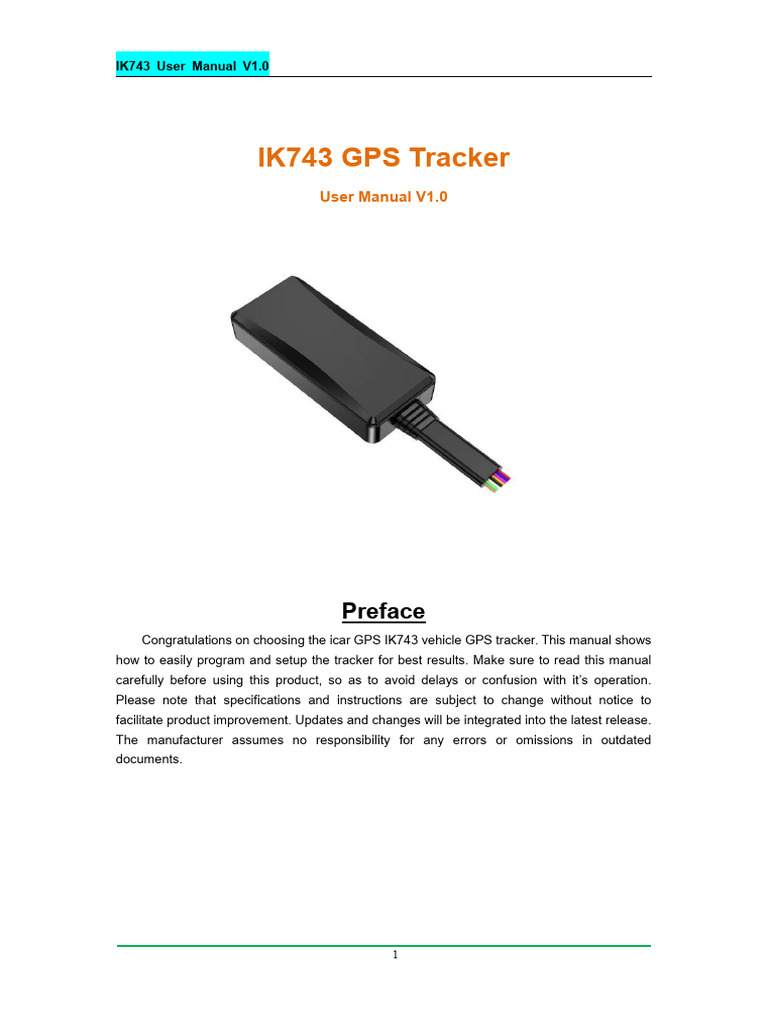 IK743 Manual v1.0 | PDF | General Packet Radio Service | Mobile App