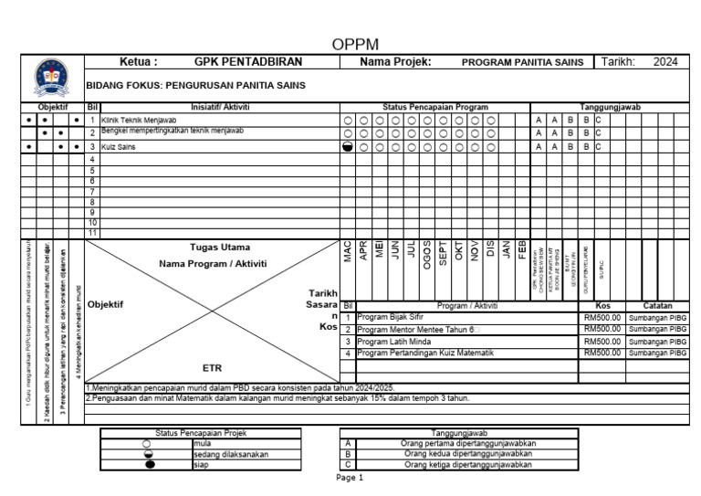 OPPM BC 2024_2025 | PDF