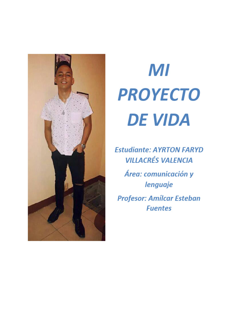 Ejemplo de Proyecto de Vida | PDF | Mente