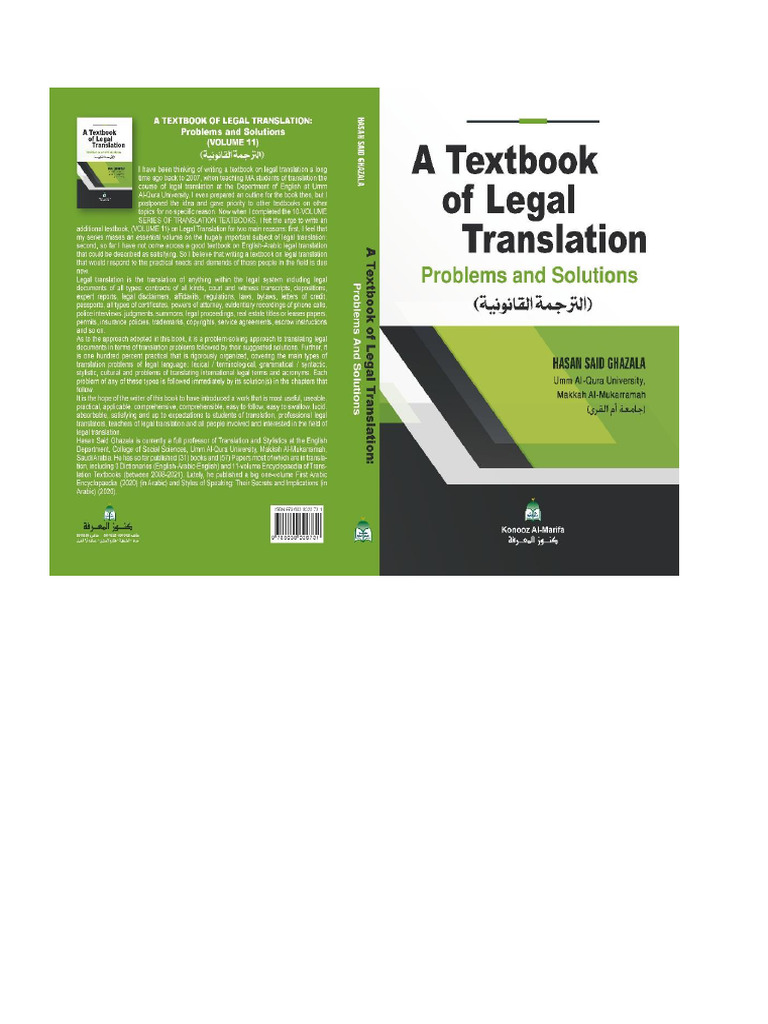 Legal Translation BOOK | PDF | Translations | Phrase Legal Translation BOOK | PDF | Translations | Phrase