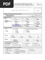 Tesda Learners Profile Form Mis 03 01 | PDF | English As A Second Or ...